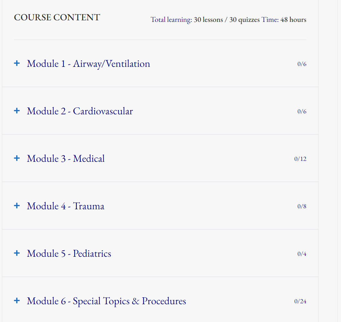 Paramedic Recertification – 48 hours – Aieme